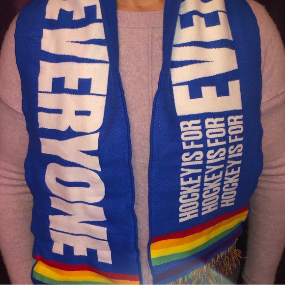 NY Rangers | Accessories | Ny Rangers Pride Scarf | Poshmark